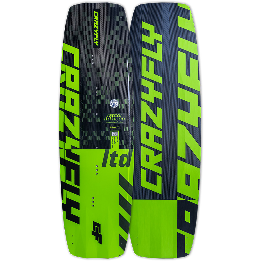 2024 Crazyfly Raptor LTD Neon Twin Tip Kiteboard ...